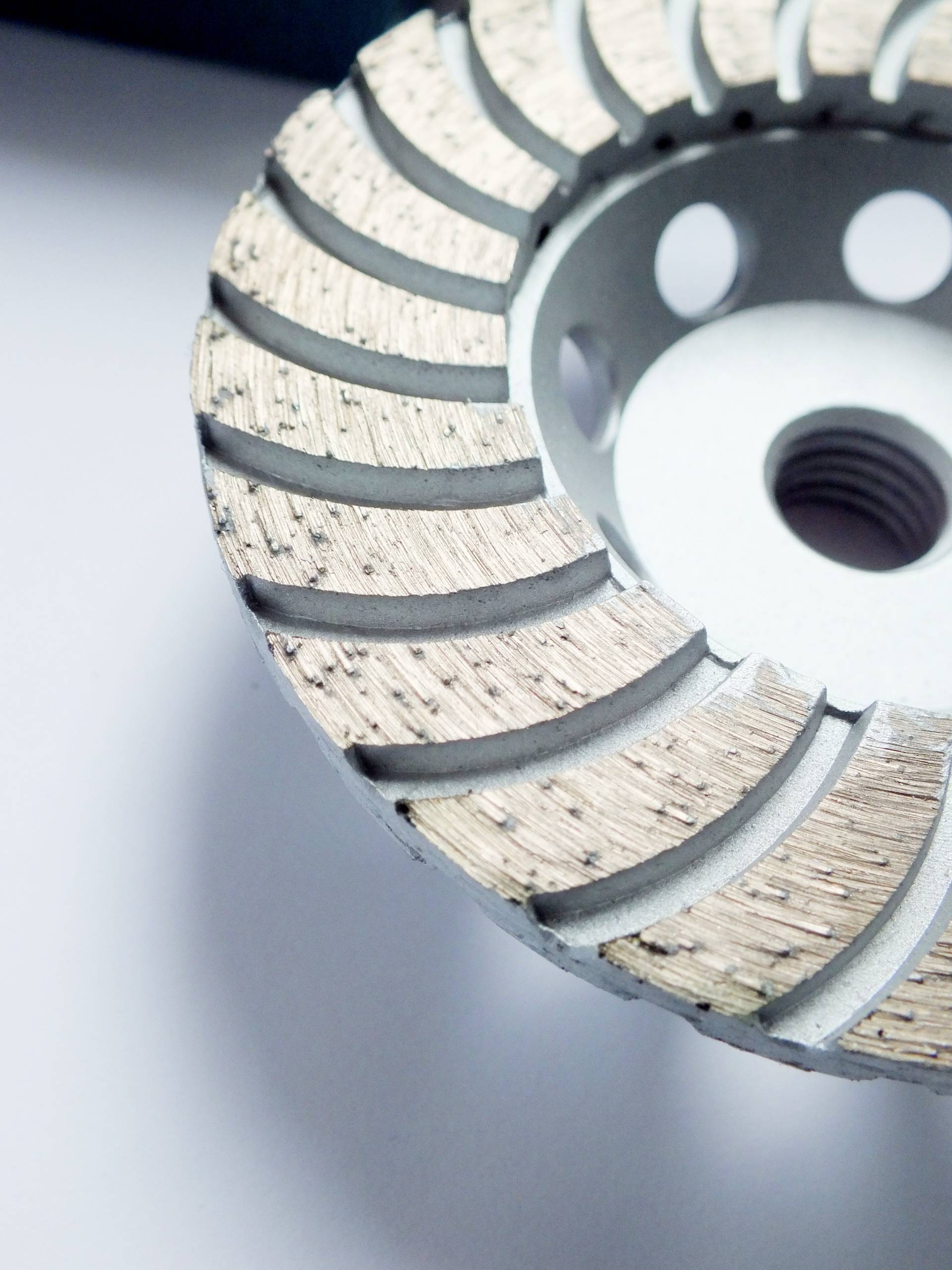 4'' Turbo Diamond Grinding Cup Wheel 5/8" - 11 Threads - Tech Diamond Tools