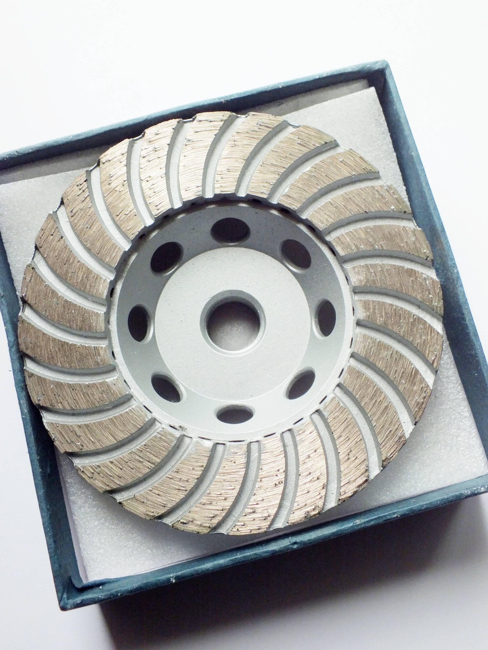 4'' Turbo Diamond Grinding Cup Wheel 5/8" - 11 Threads - Tech Diamond Tools