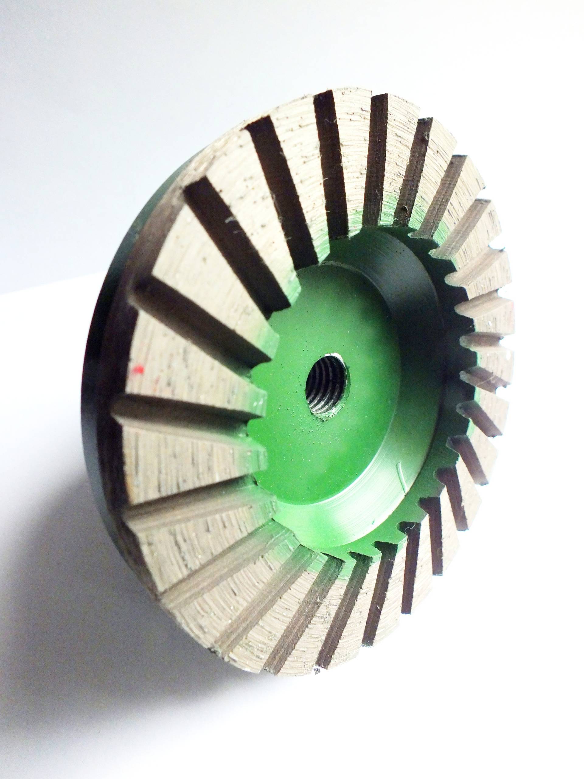 4" Turbo Diamond Grinding Cup Wheel for Marble, Granite, Stone - Tech ...