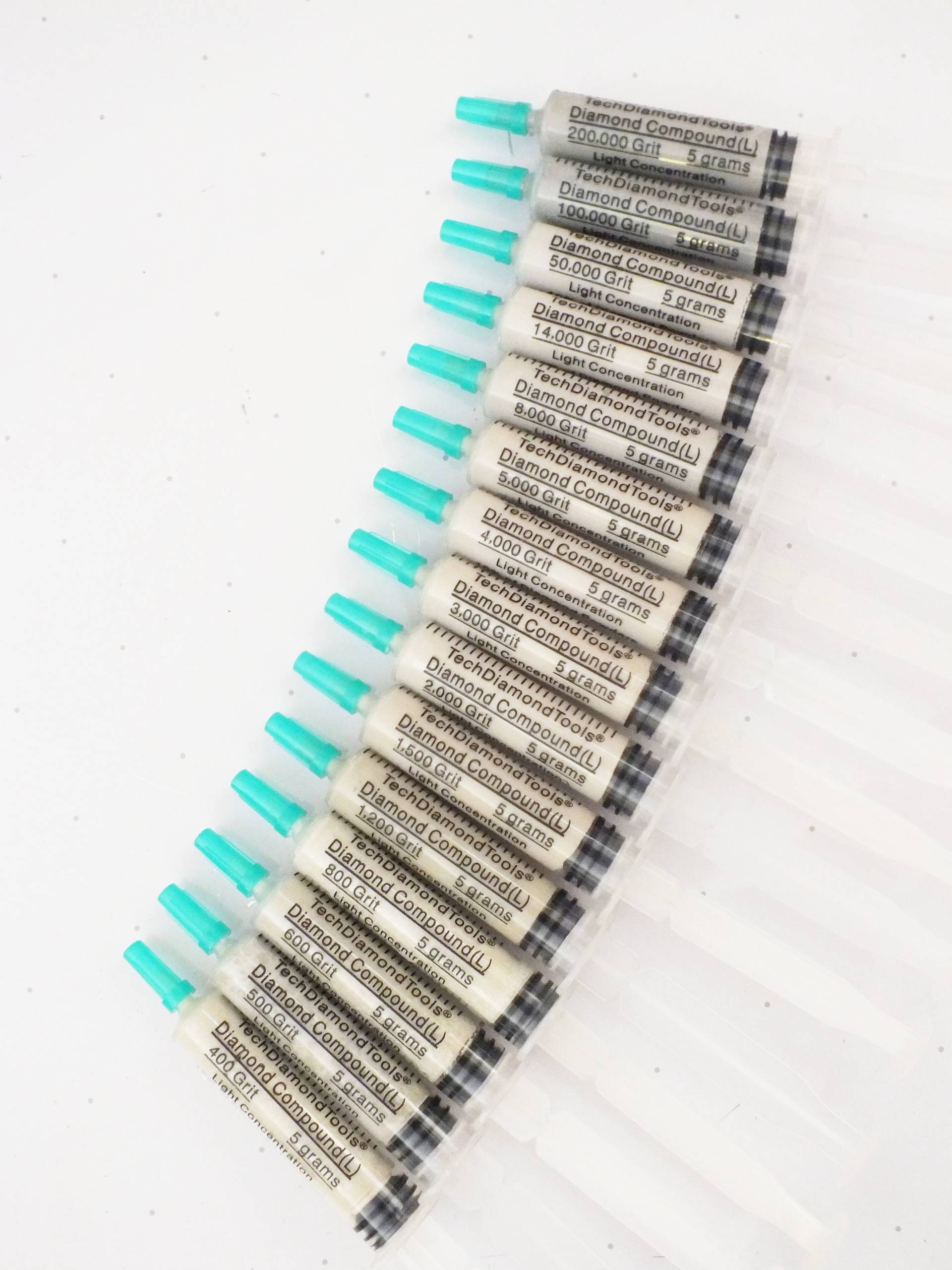 Polishing Paste, Set of 15 syringes - TechDiamondTools