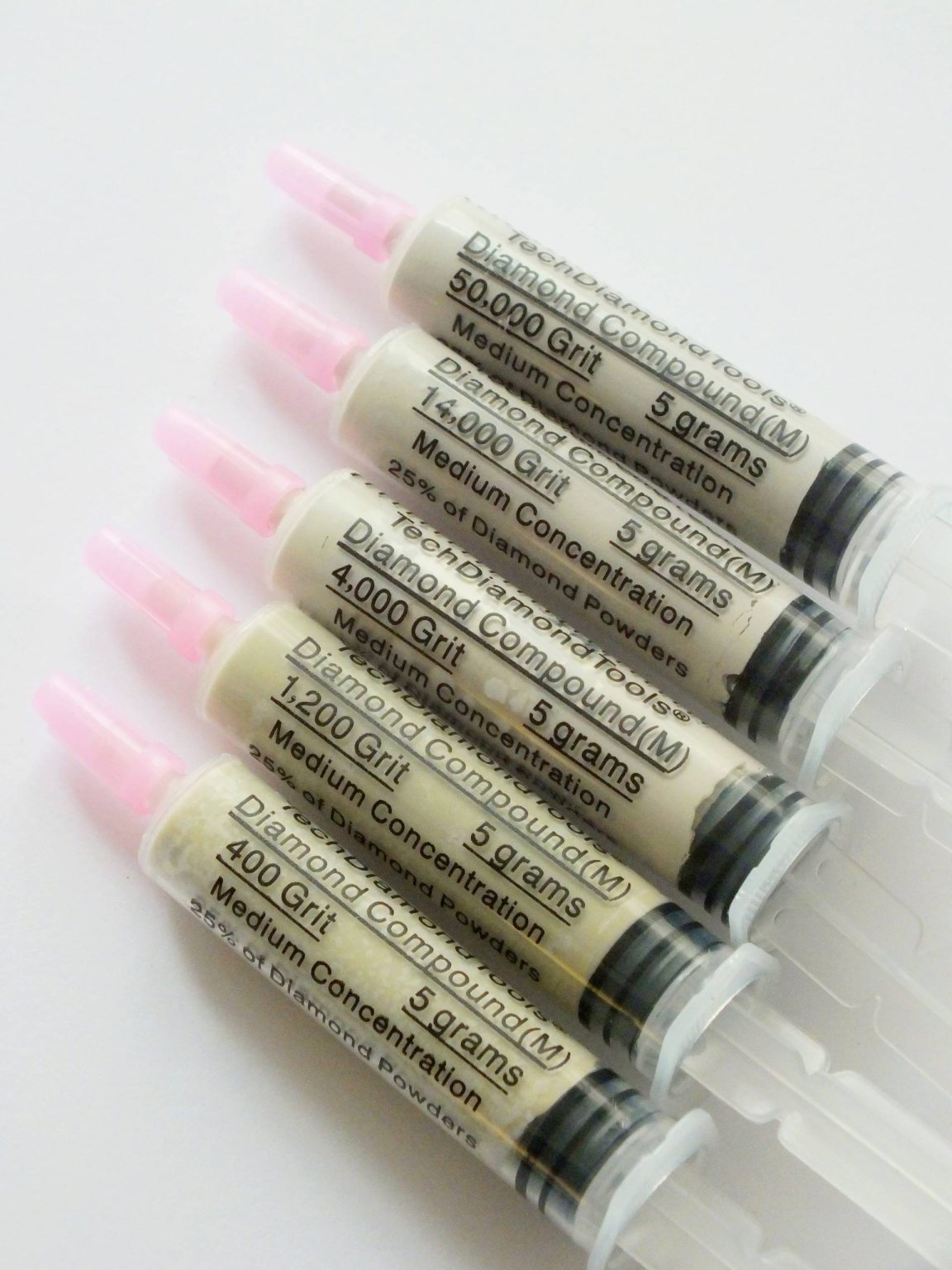 Diamond Polishing Compounds, Set of 5 pieces - TechDiamondTools